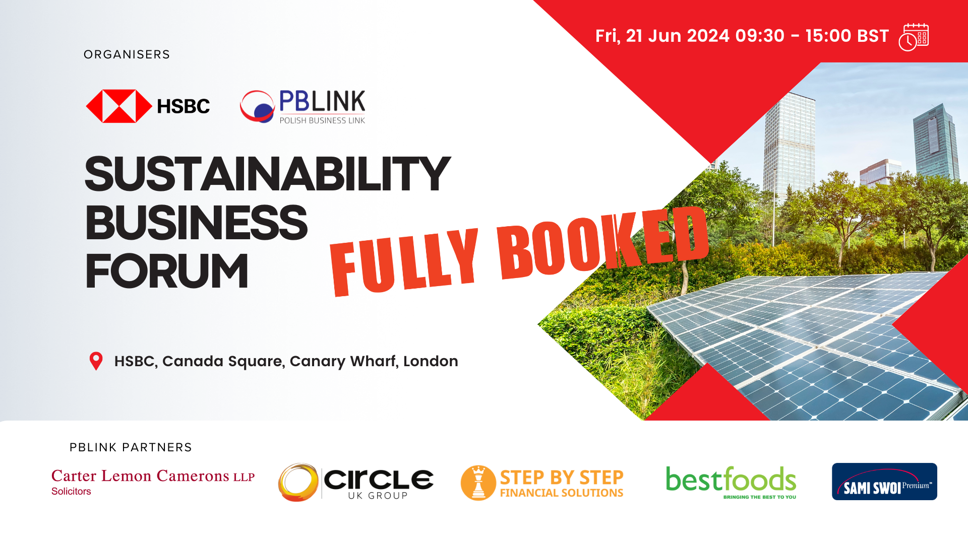 HSBC & PBLINK Sustainability Business Forum 2024